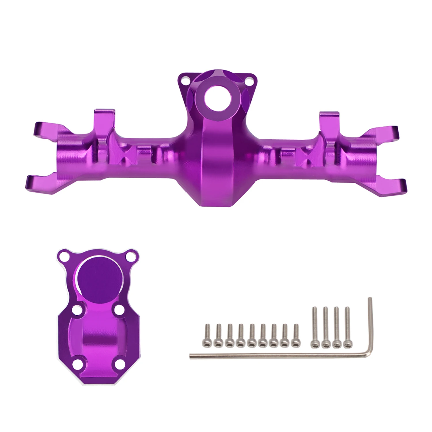 Aluminum Axle Case Front/Rear Diff Housing for Axial SCX24 1/24 RC ...