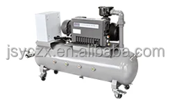 40m3/H -100KPa 380V 1500W Rotary Vane Vacuum Pump Set Air Compressor ...