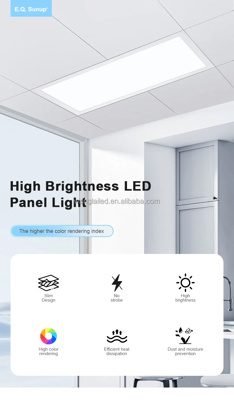 Back Lit 30x30 60x60 600x600 LED Ceiling Lights - Efficient