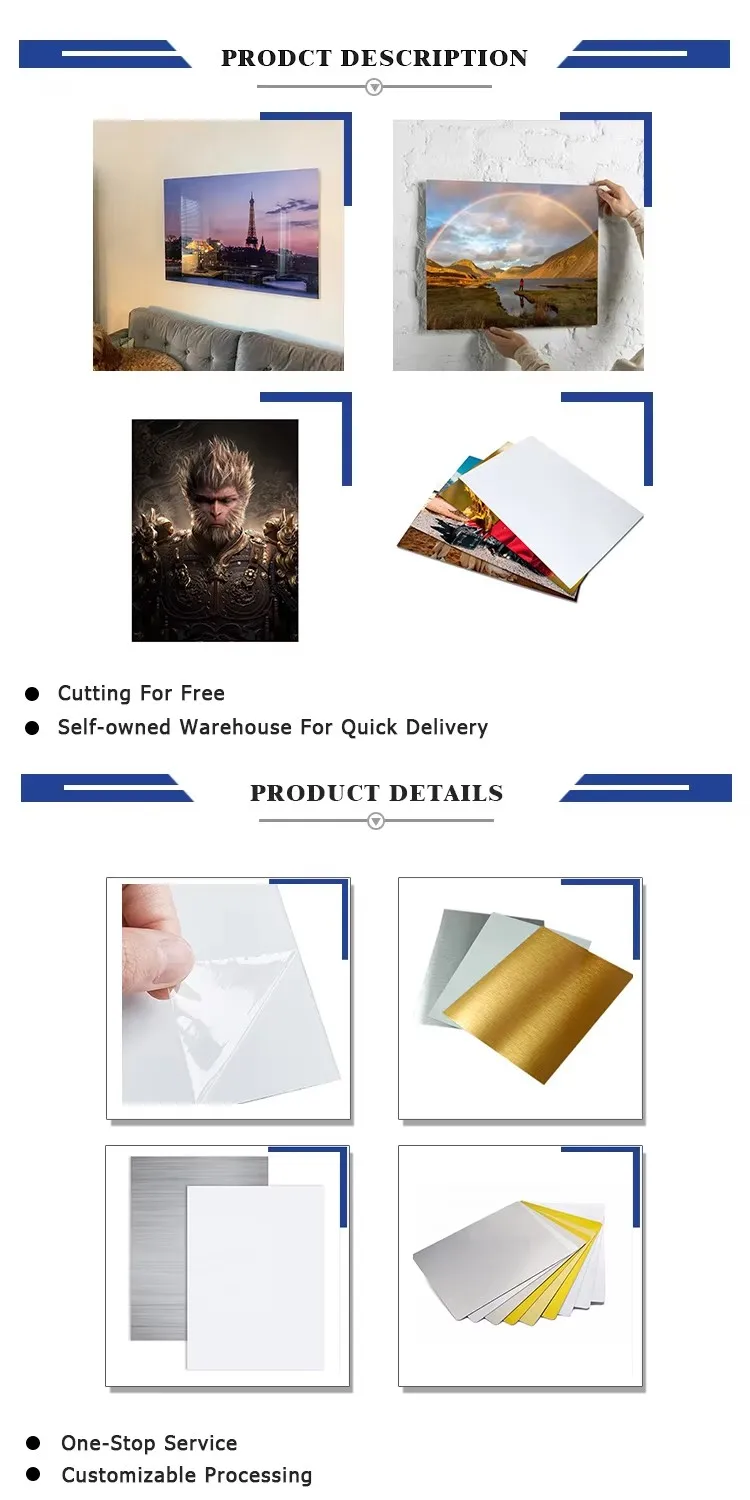 Customizable Aluminum Sublimation Blanks for Metal Crafts
