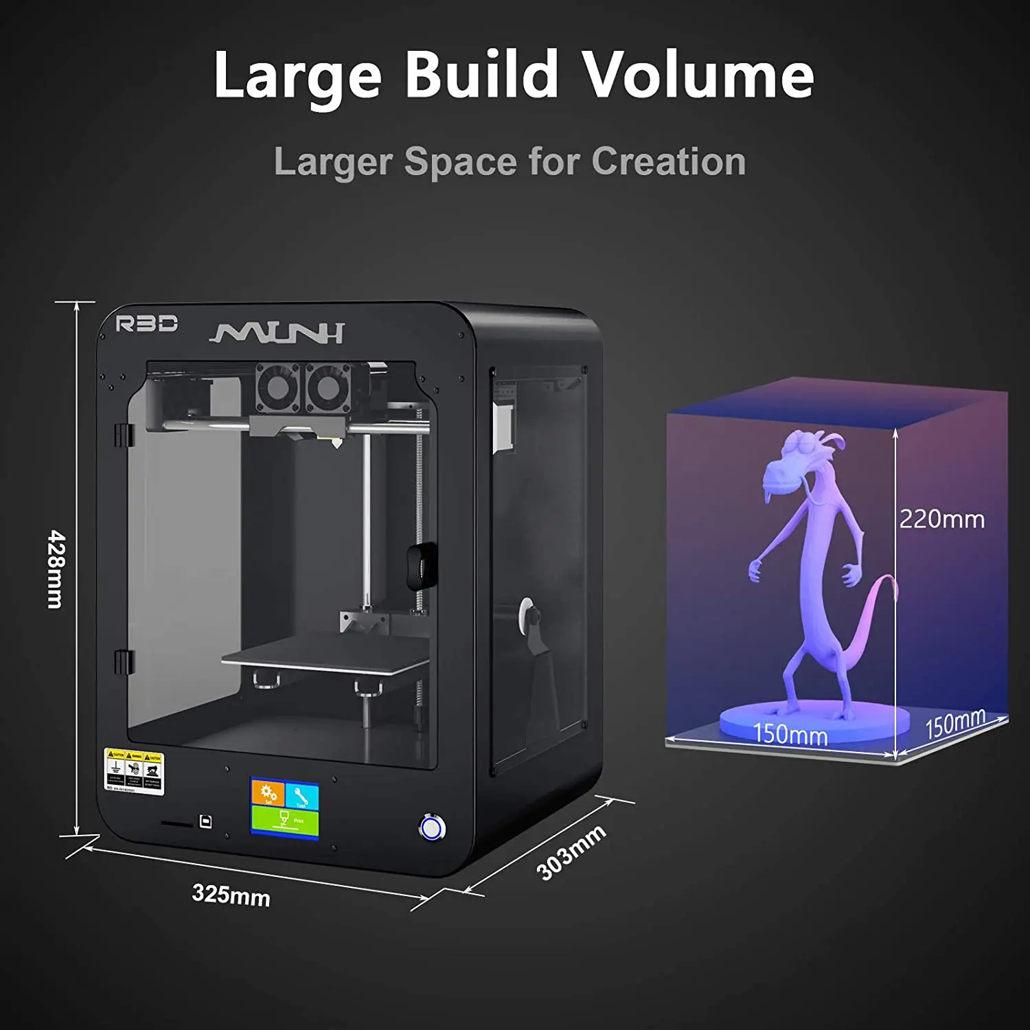 Createbot MINI 3D Printer - High Quality & Enclosed Design