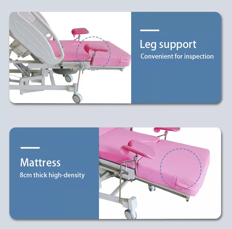 Greatmicrocare Special Maternity Bed For Gynecology In Hospital Pink ...