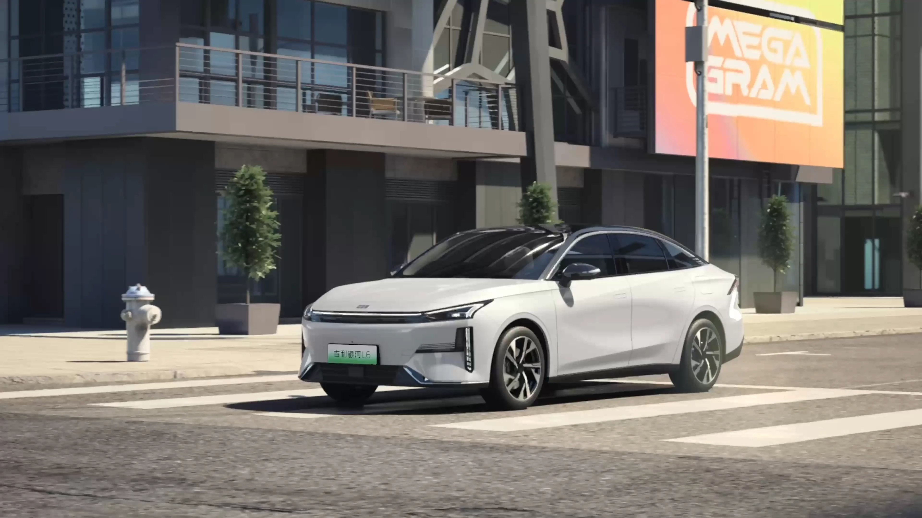 Hot Saleely Geely Galxary L6 New Energy Vehicles 1.5t Dht Hybrid Lhd Sedan Ev Car Yinhe L6 ...