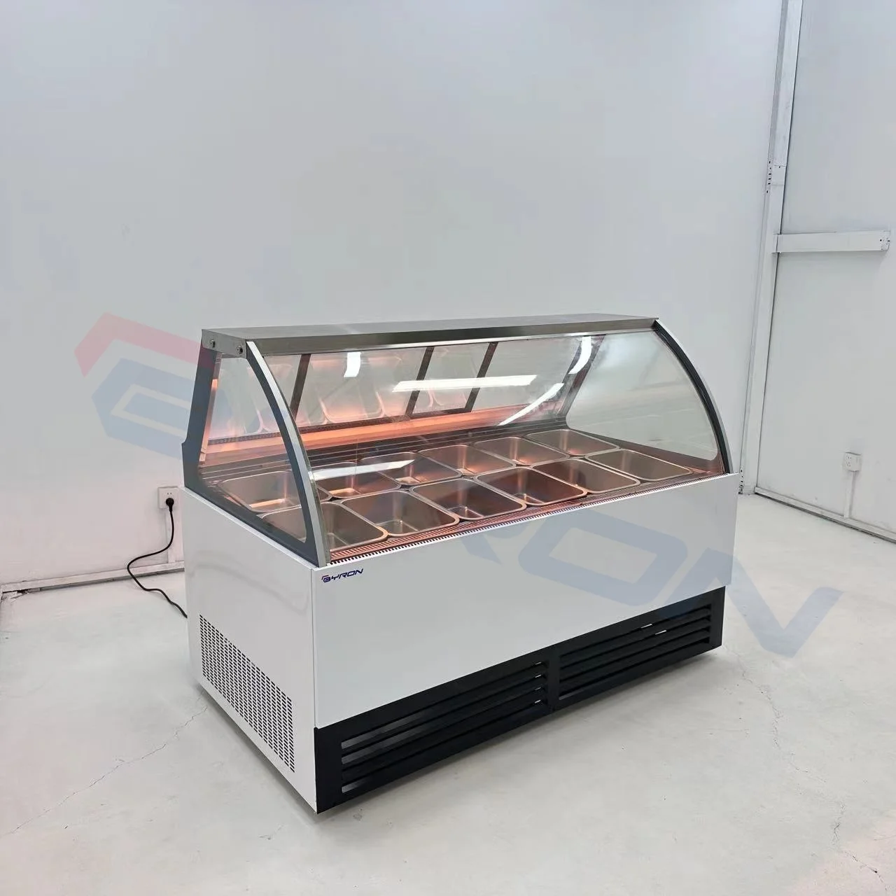 Cheap Table Top Italian Batch Gelato Deep Mini Ice Cream Display ...