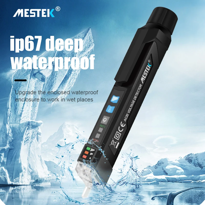 Intertek Voltage Tester Pen, Ac Outlet & Wall Socket Tester, Oem