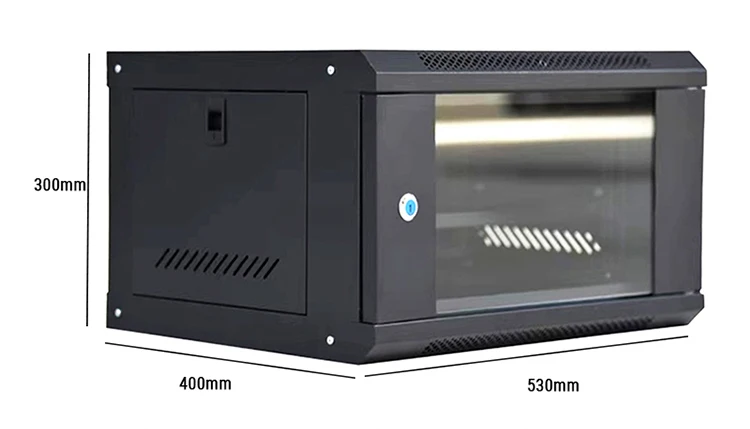 Network Cabinet Server Rack 6u Wallmount Cabinet Enclosure 19-inch 6u ...
