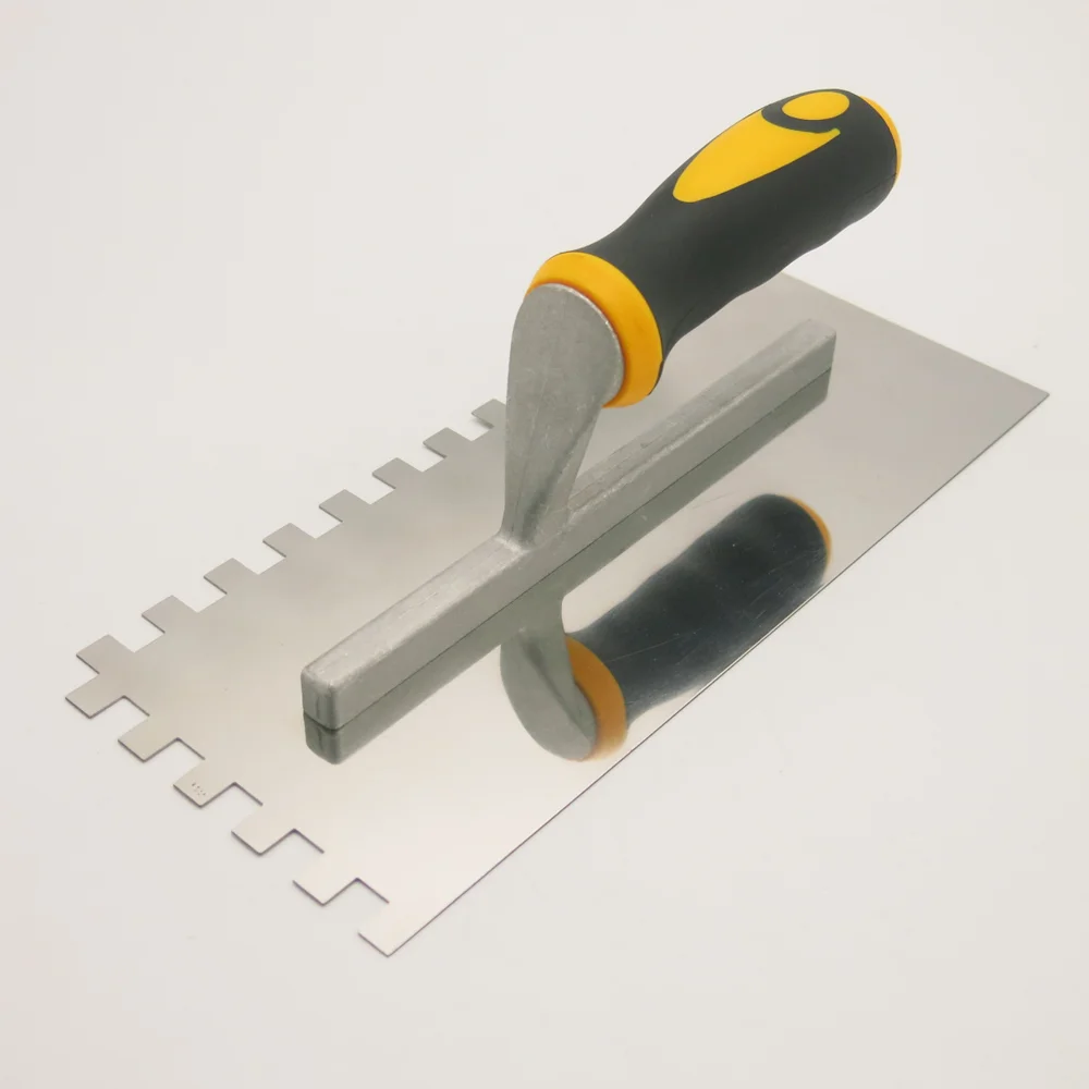 Sanjian Stainless Steel Trowel Notched Concrete Plastering Tile Trowel ...