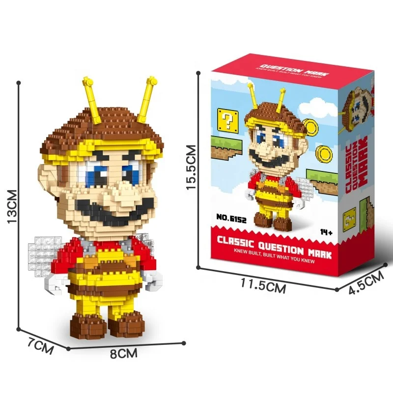 Hot Sale Diy Plastic Block Tiny Brick Toys Jigsaw Building Block Sets ...