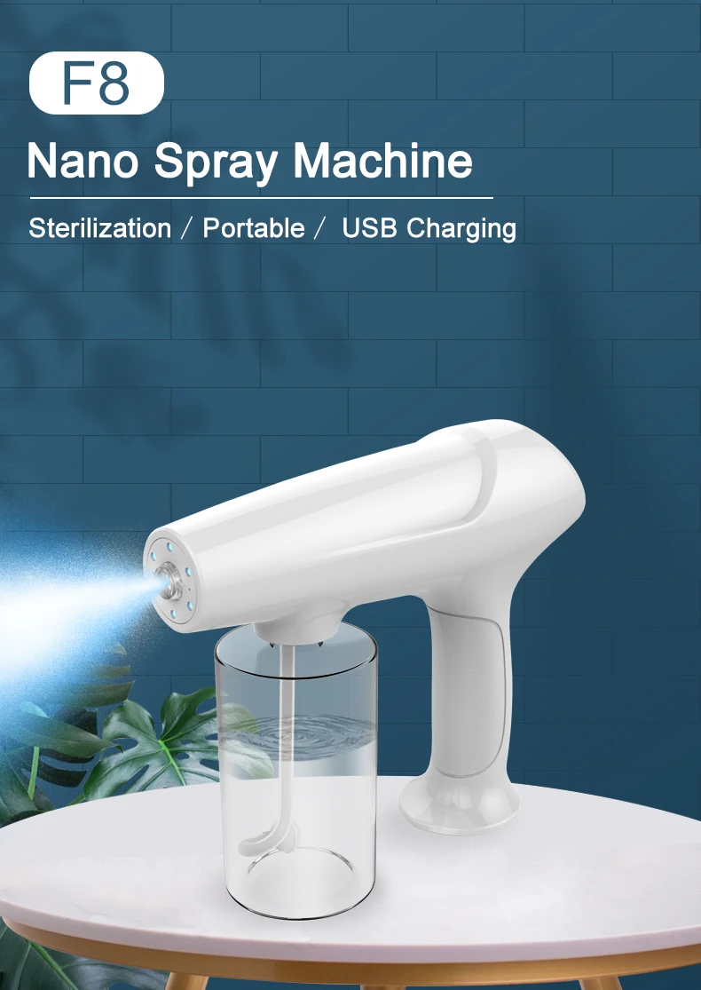 Portable Hair Spray Gun Nano Hair Care Nourishing Steam Intelligent ...