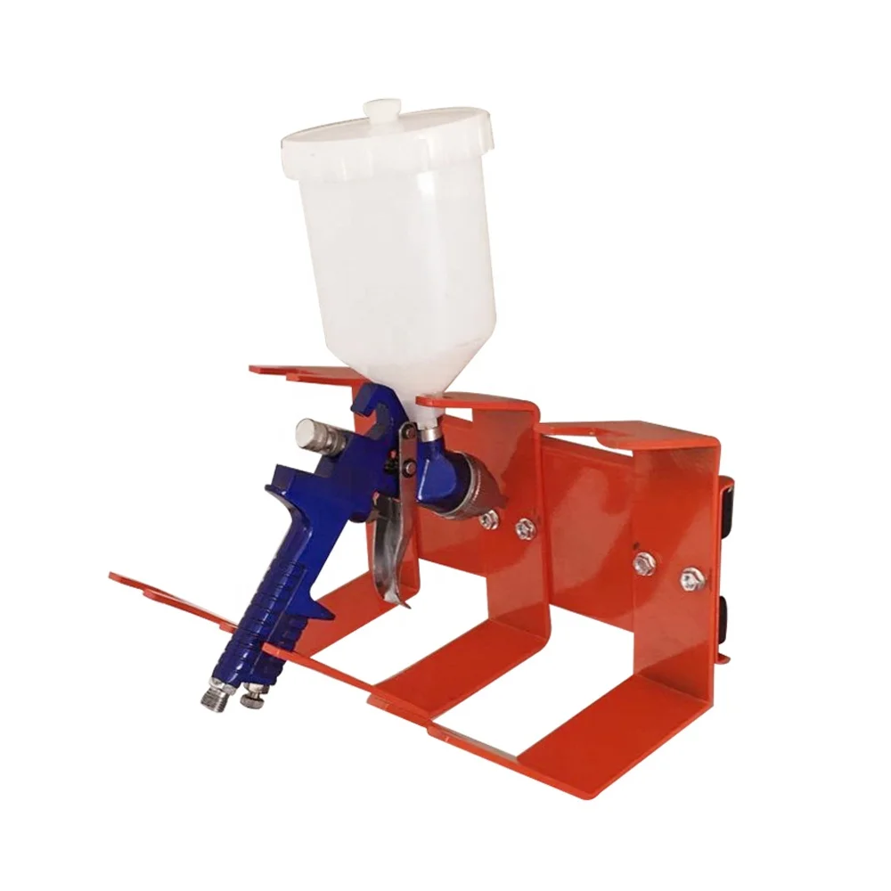 0809 Magnetic Bracket Spray Gun Holder Triple Paint Gun Rack For 3 Guns ...
