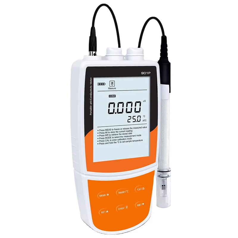 900 Series Portable PH/Conductivity Multi-Parameter Water Quality Meter -2.000~20.000 pH Meter ...