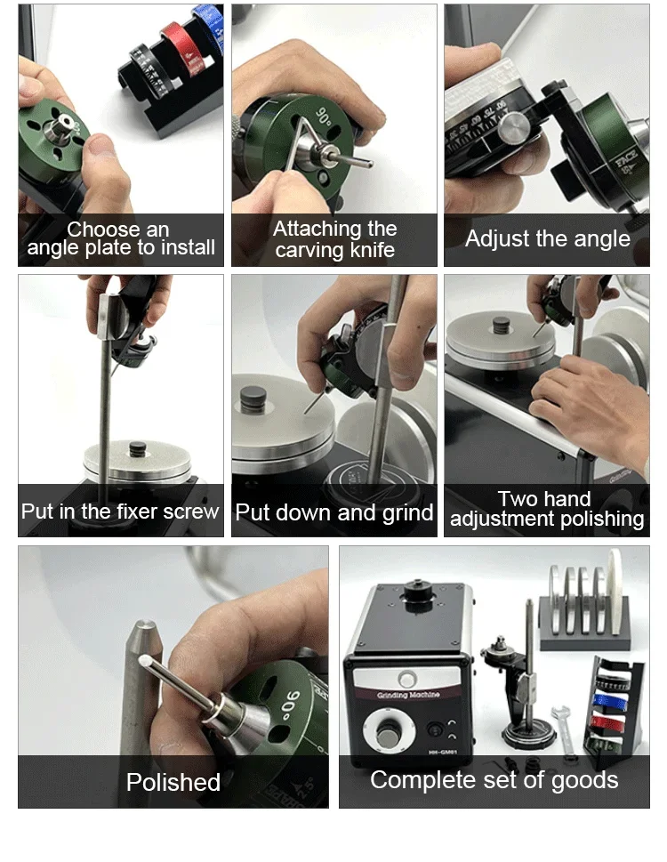 Jewelry Wedding Rings Grinder Low Speed Engraving Knife Sharpening ...