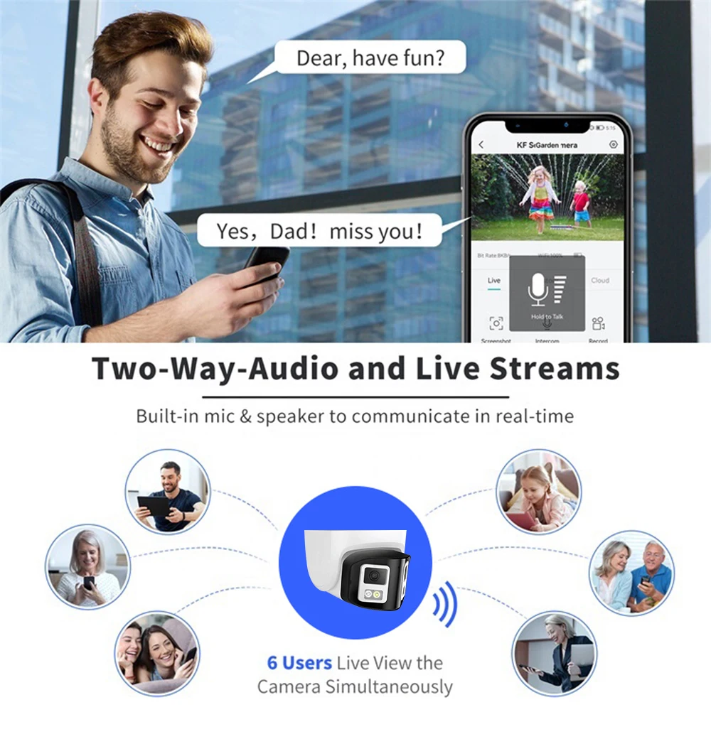 4MP Dual Lens 180 Degree Ceiling Hik Compatible IP PoE Security Camera ...