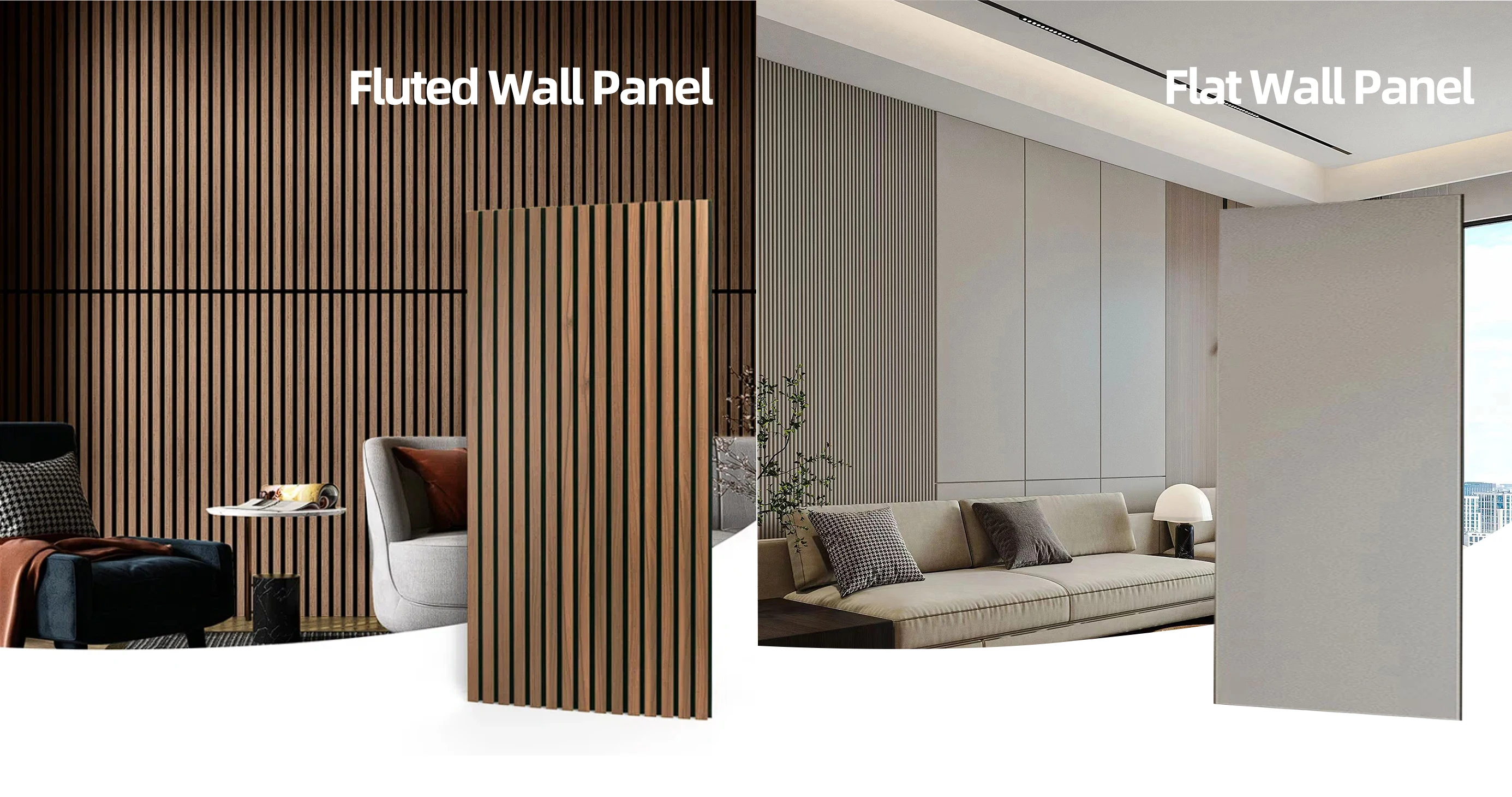 Fluted Wall Panels - Eco-Friendly Acoustic Decor Solutions