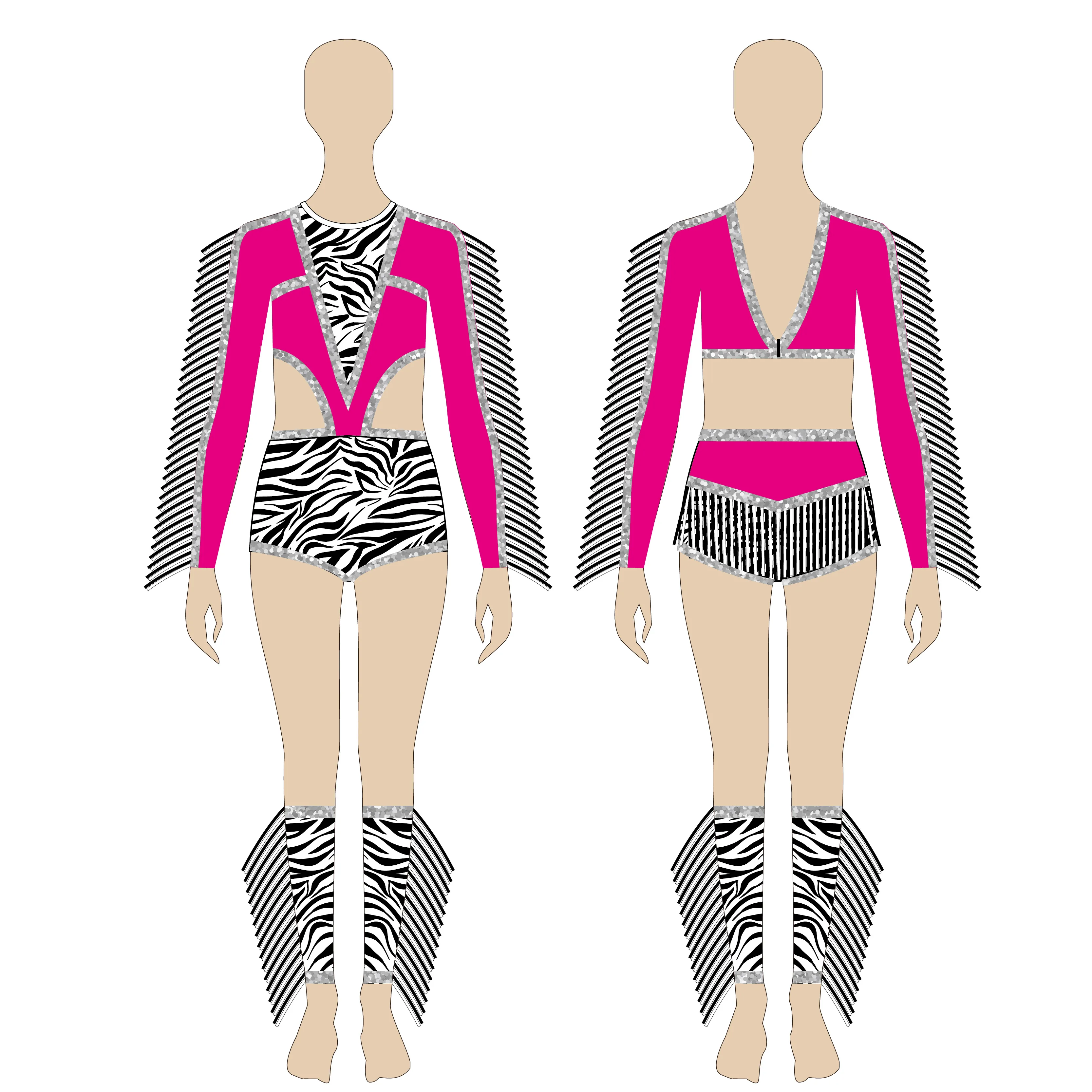 Custom Majorette Uniforms - Sexy Dance Outfits & Jumpsuits