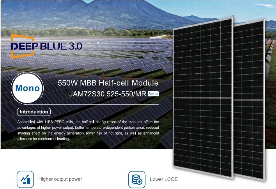 550w Solar Panels Cost Ja Solar Half Cell Solar Power Solar Cell ...