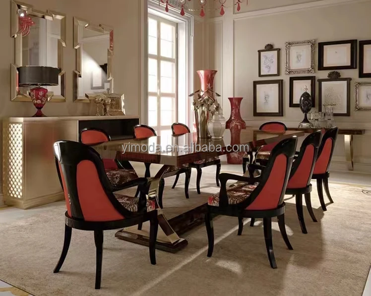 Modern Luxury Rectangular Dining Table Set 4 Seater 6 8 Dining Room ...