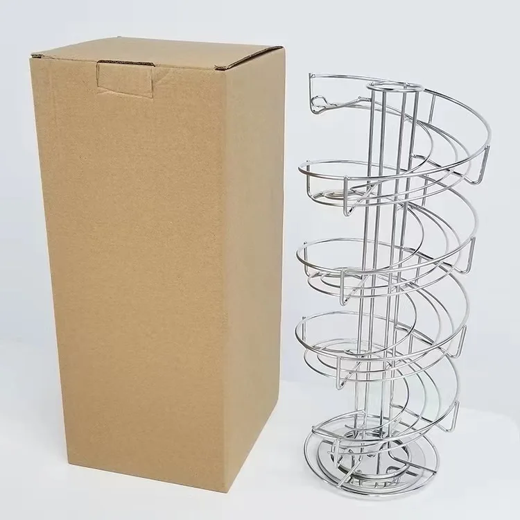 Modern Egg Track Spiral Design Stainless Steel Egg Skelter Dispenser ...