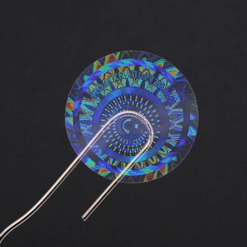Custom Anti-Counterfeit Transparent Hologram Sticker