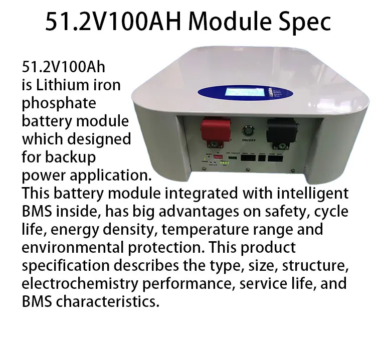 Factory Oem Energy Storage Wall Mounted 51.2v100ah Lithium Iron ...