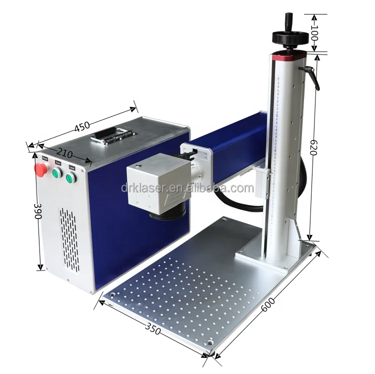 New Jpt 100w Fiber Laser Marking Machine For Metal Pulsed Operation 3d ...
