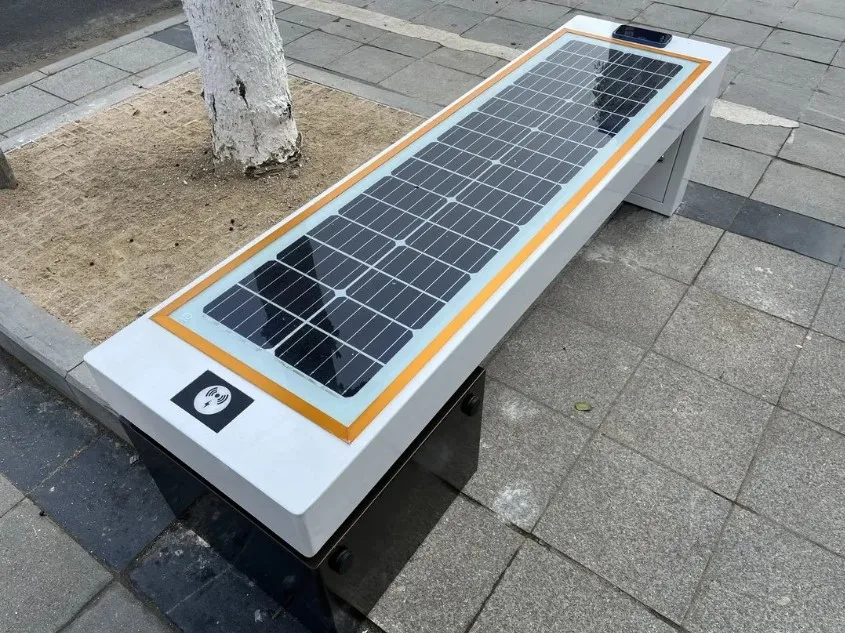 Smart Solar Garden Benches With Usb Charging & Wifi Access - Buy Garden ...