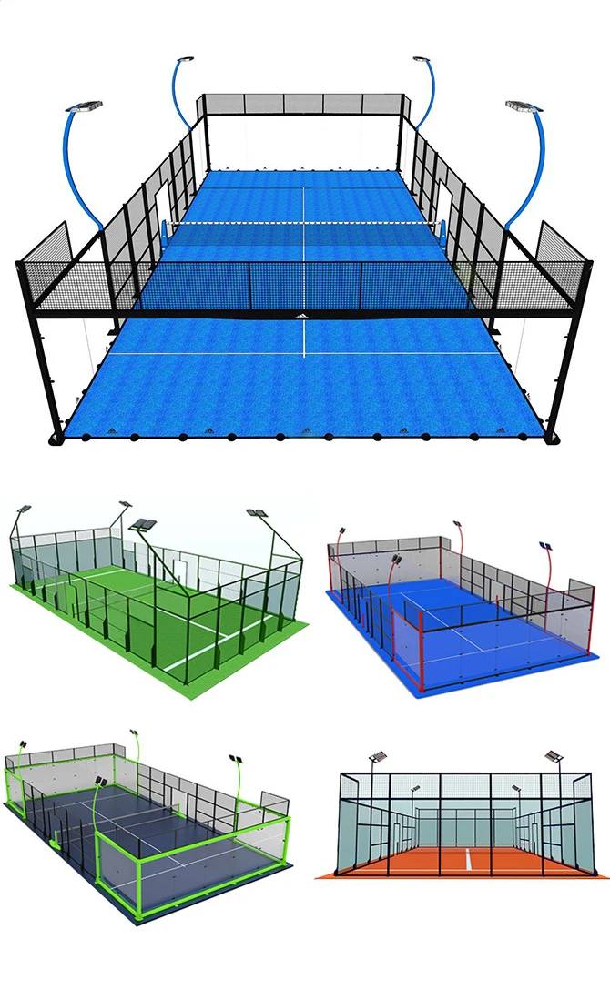 Padel Field Padel Tennis Court Outdoor Paddle Tennis Cancha De Padel ...