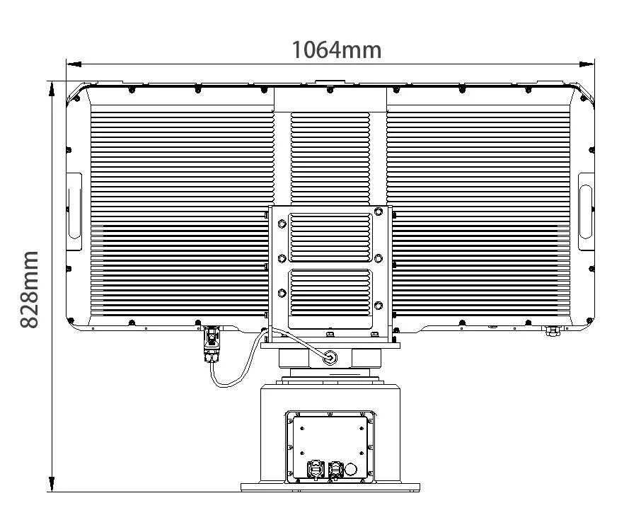 Digital Phased Array Drone Radar for Detection Drone Low Altitude ...