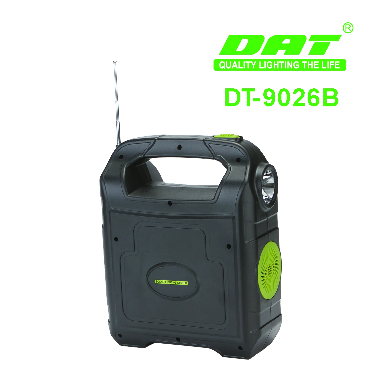 Dt-9026 Dat Solar Lighting System With 3 Bulbs And Usb Function Solar ...