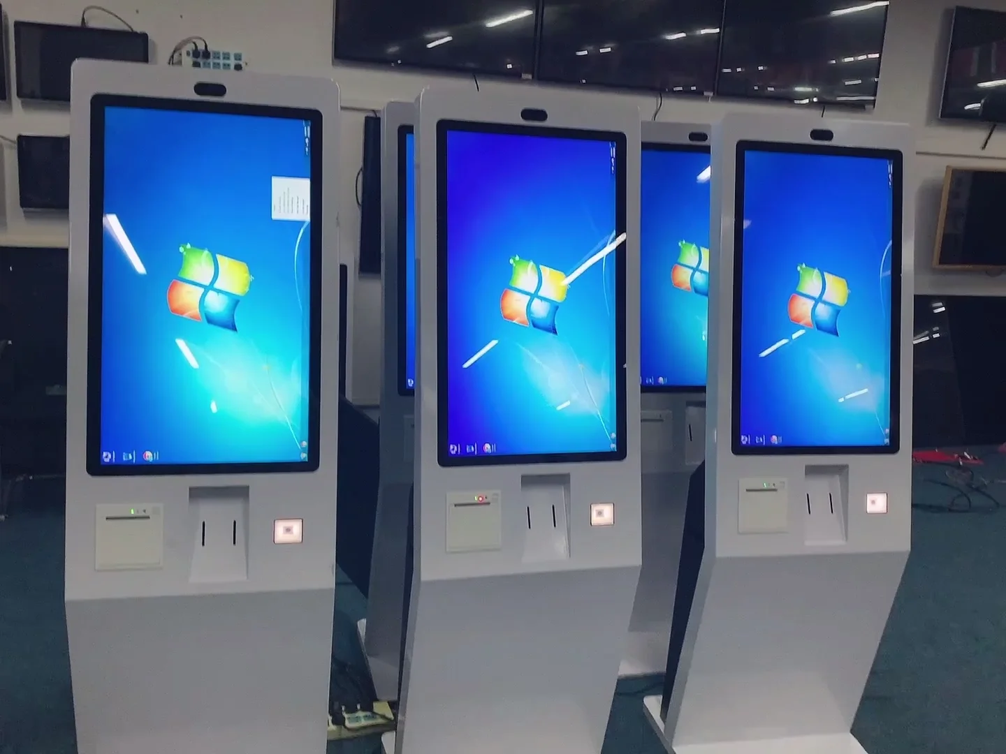 32 Inch Digital Signage Totem Android System Self Cash Payment Pos Pay ...