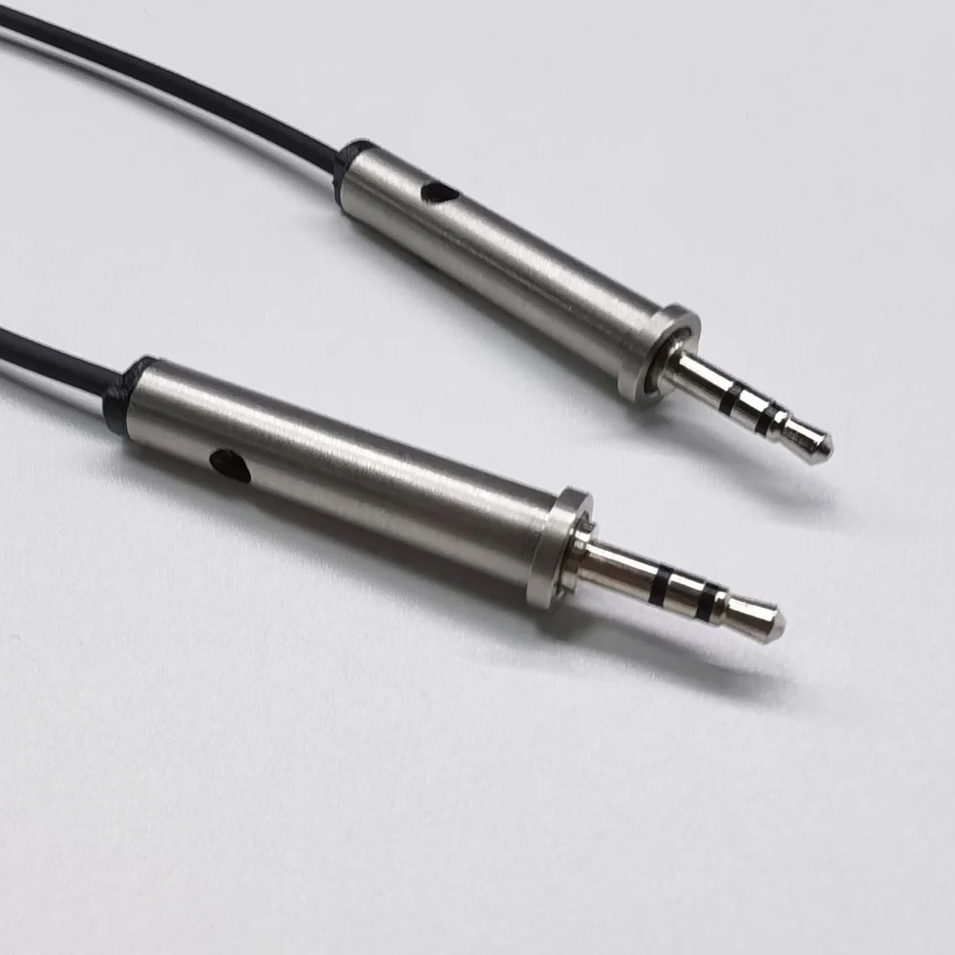 Custom 2.5mm 3.5mm Headphone Plug Audio Stereo Male Cable Harness ...