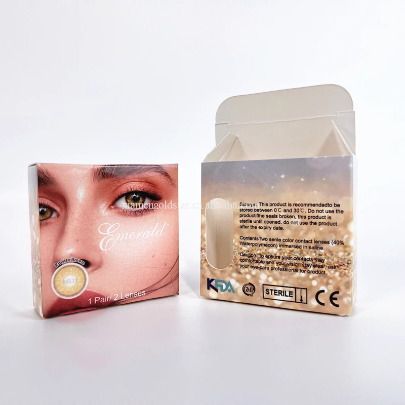 Cosmetic Contact Lenses Packaging New York Contact Lenses Packaging Box ...