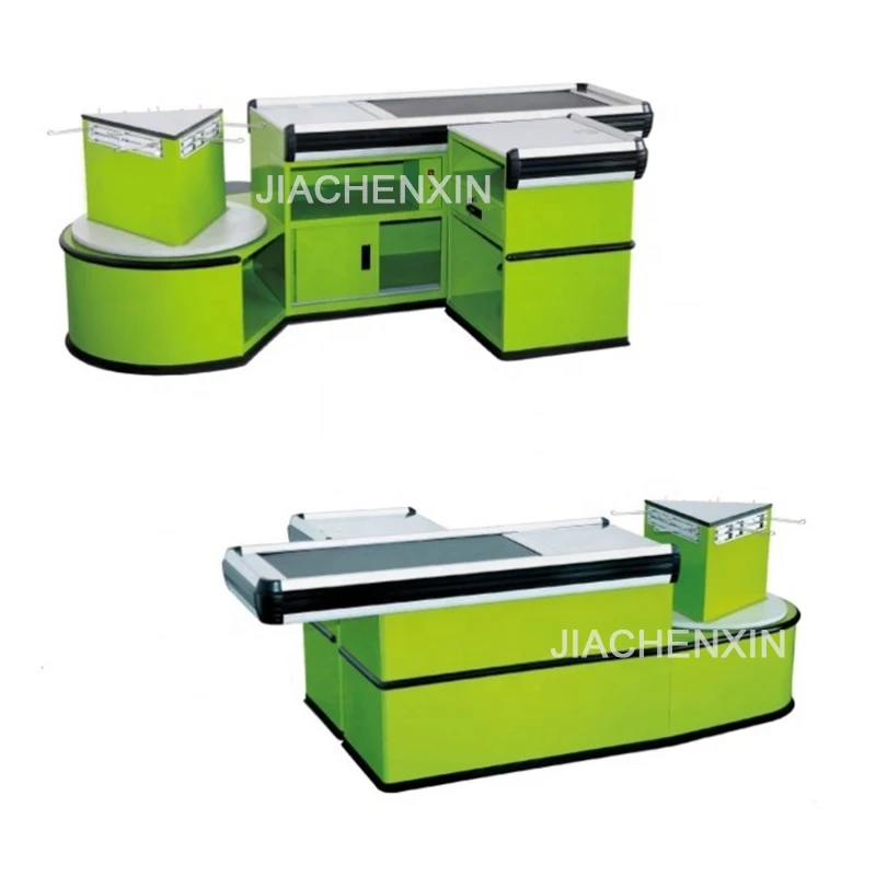 Factory Marble White Shopping Mall Electric Checkout Register Cash ...