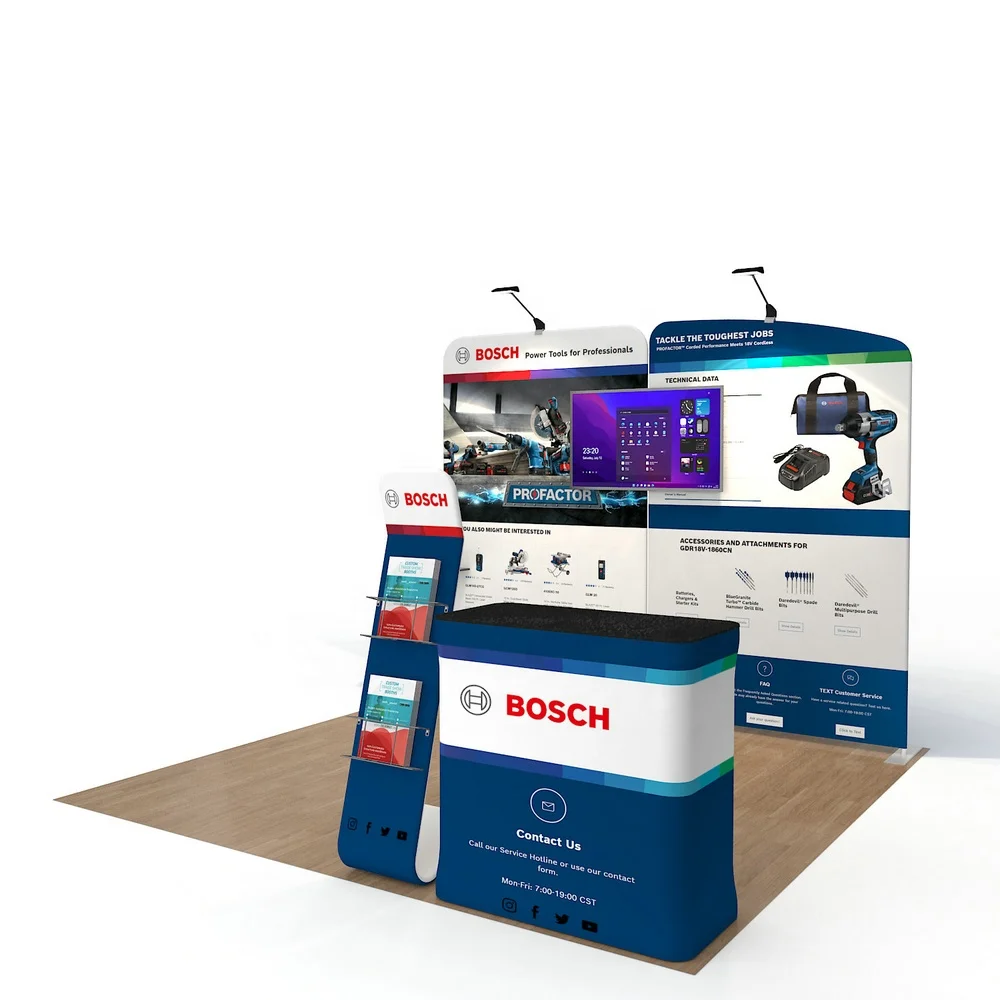 Fast Assemble Easy Setup Modular Portable Tradeshow Exhibition Booth ...