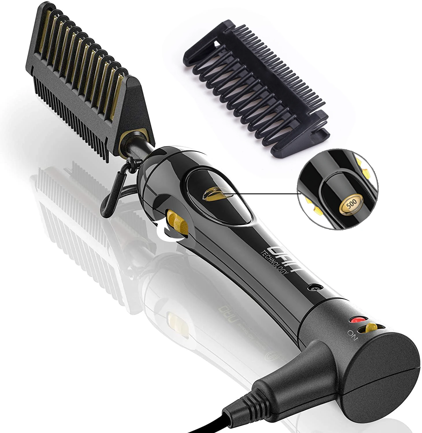 New High Quality Ceramic Hot Comb 500 Degrees Custom logo Print ...