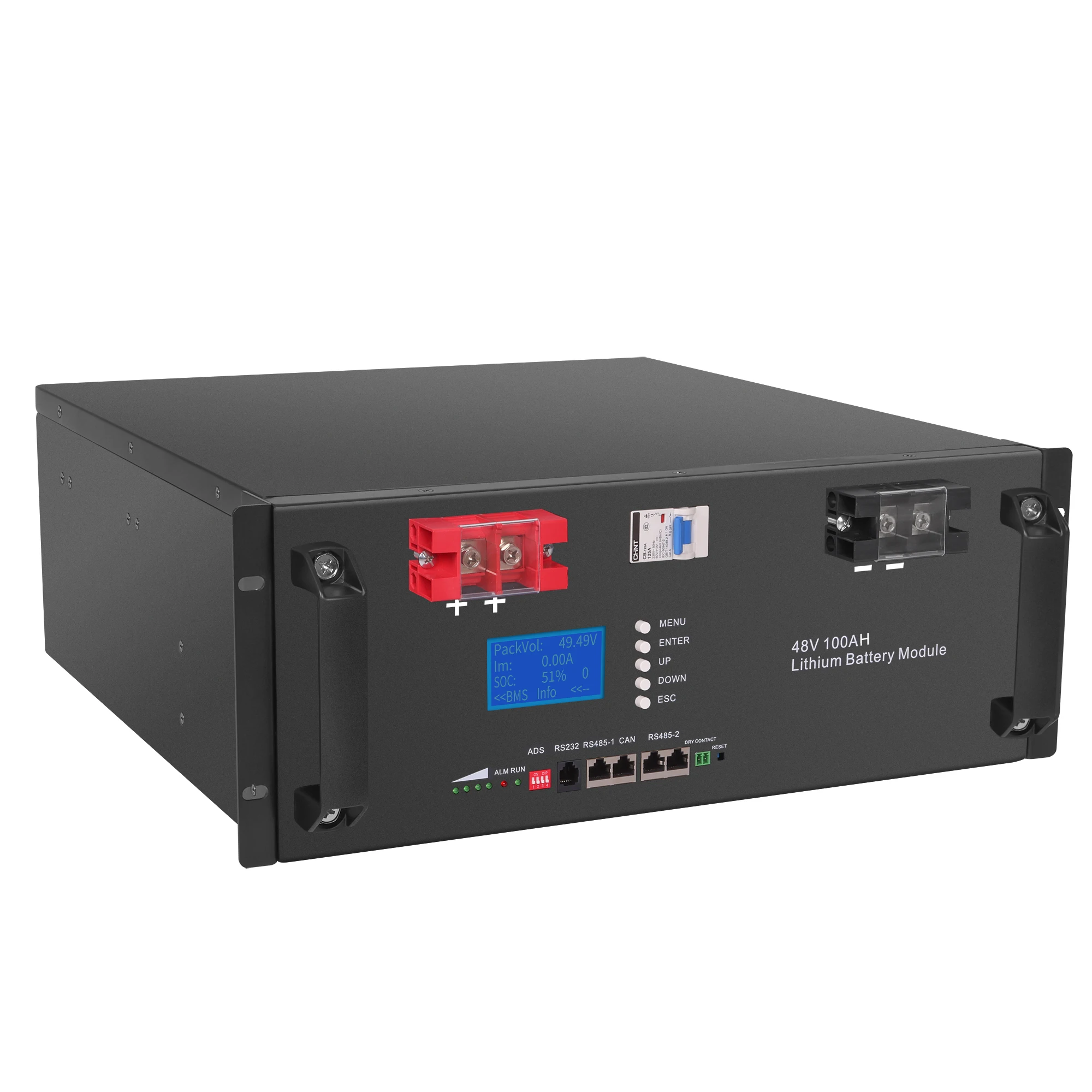 Rack Mounted Oem Pack Lithium-ion Ion 48v 100 Ah Batteries 100ah 48volt ...