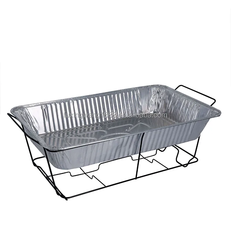 Outdoor Party Wire Chafing Dish Rack Stand Buffet Set Disposable Full ...