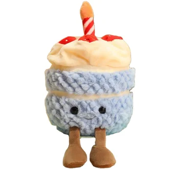 Hot Selling Happy Birthday Cake Plush Toy Soft Plush Stuffed Doll ...