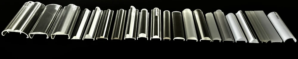 Optical Clear Focus LED Linear Light Lens Diffuser Cover
