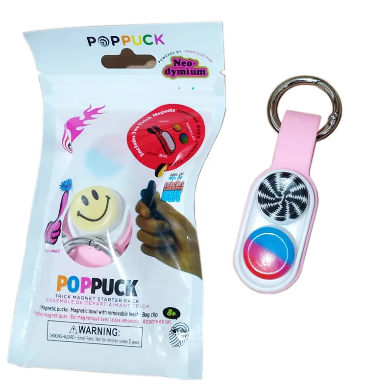 2023 Newest Popperpuck Fidget Silicone Colorful Set Stress Relief ...