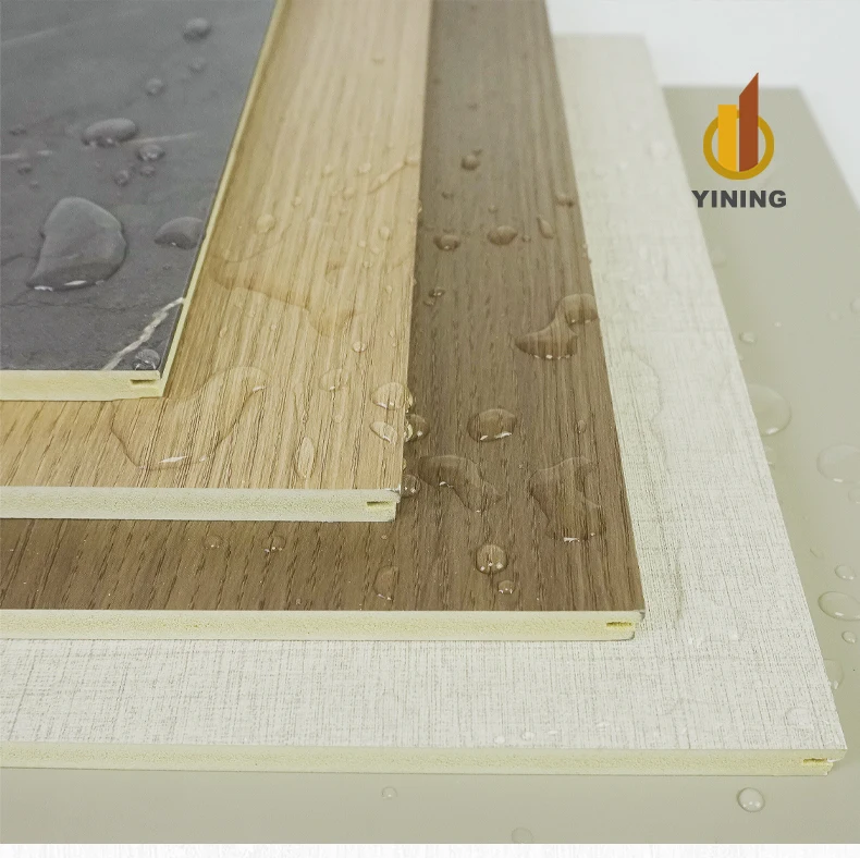Yining Wood Grain Pvc Wall Panel Wpc Interior Decorative Wallboard ...