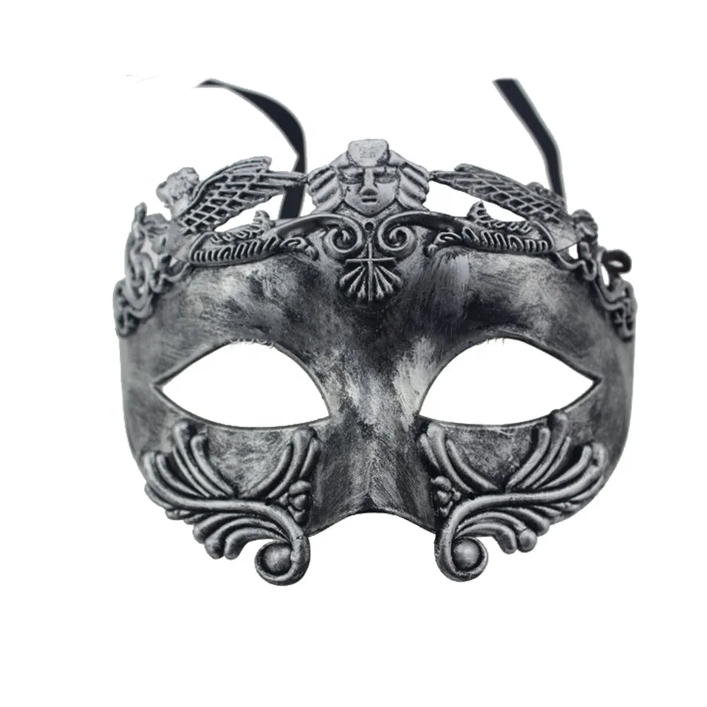 Male Masquerade Masks Silver