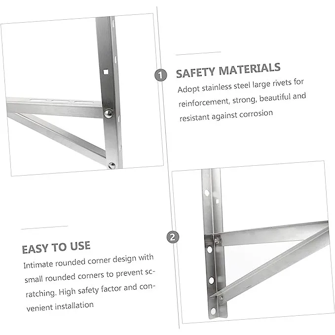 Wall Mounted Bracket Mini Split Ac Bracket Air Conditioner Outdoor ...