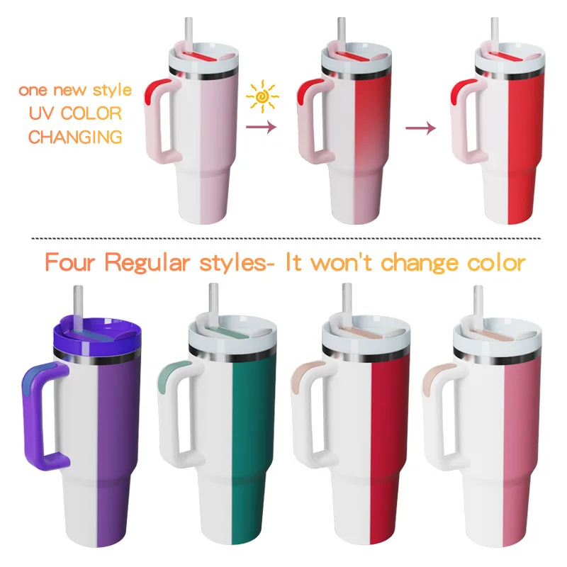 Custom Thermos Stanley Sippy Drink Vacuum Mug Cups Stainless Steel ...