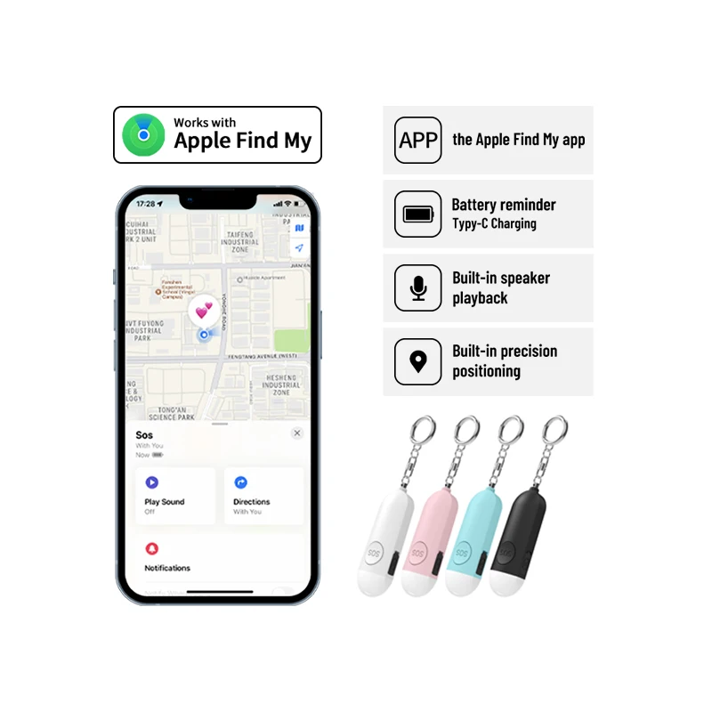 Airtag Real Time - Mini Smart Locator for Bag & Key Tracker