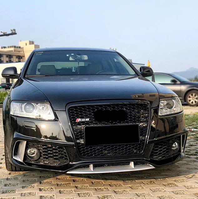 Rs6 Car Front Bumper For Audi A6 S6 C6 High Quality Car Bodykit For ...