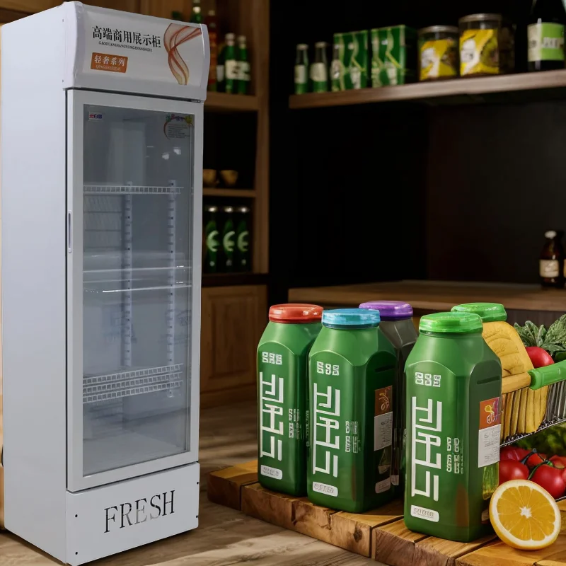 Single-door Beer Cooler Factory-made Vertical Display Refrigerator 220v ...