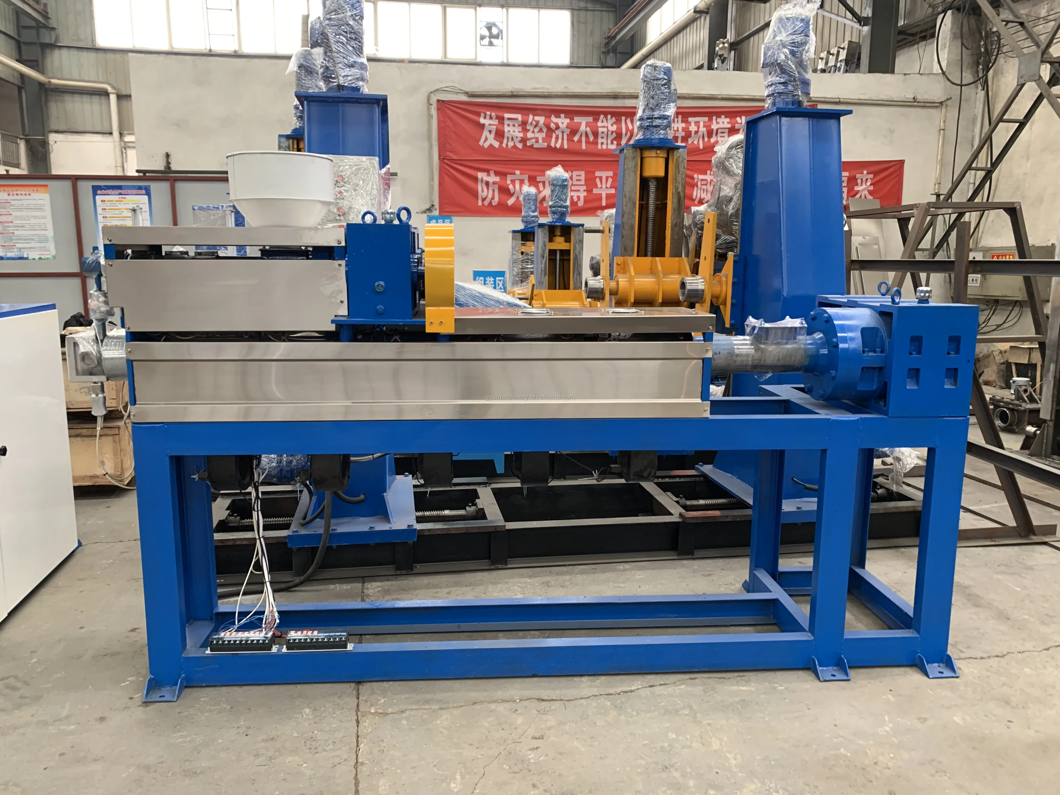 Power wire extruder equipment 80+35 electric cable making machines wire ...