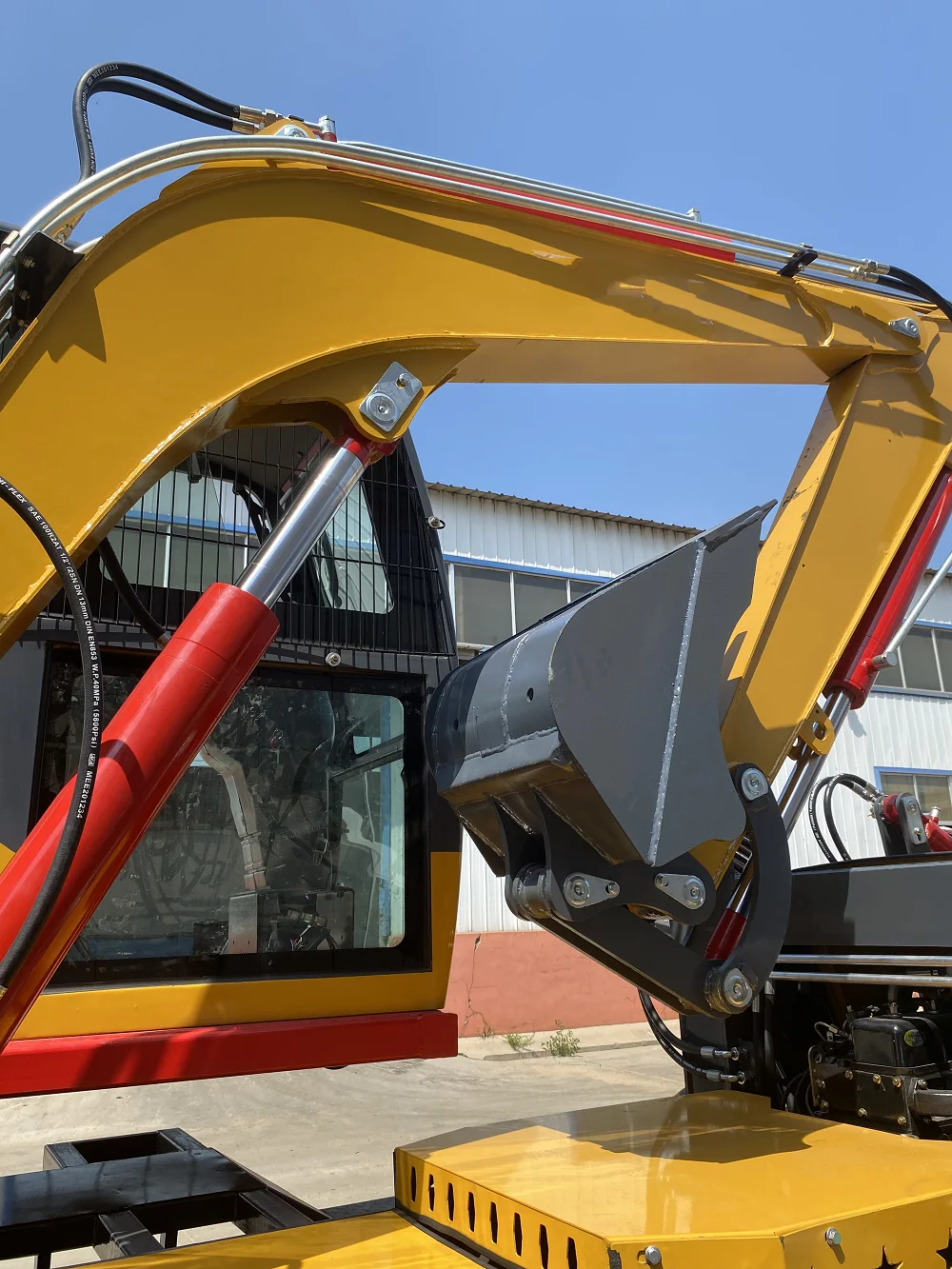 Mini Tractor Backhoe Loader With Wheel Backhoe And Front Loader ...
