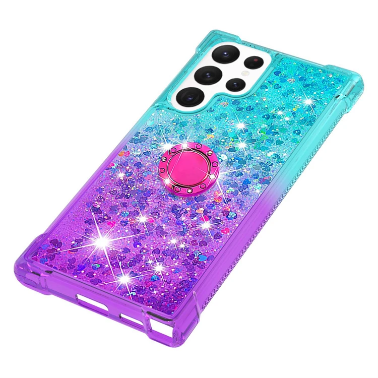 For Galaxy A14 5g/s23 Ultra Gradient Liquid Floating Phone Case,Tpu ...